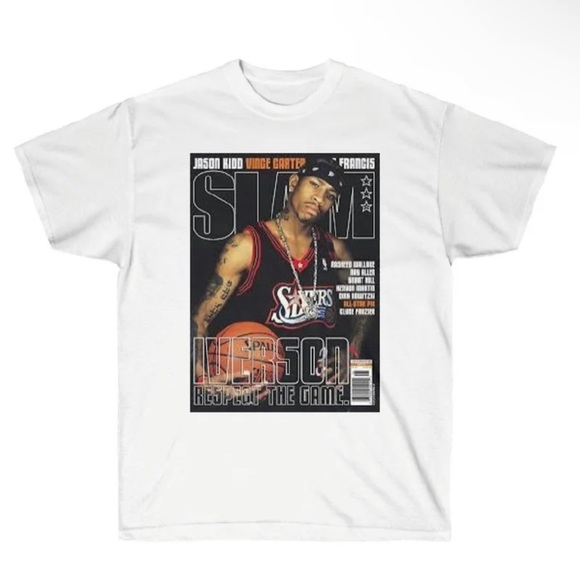 Shirts | Allen Iverson 200 Slam Magazine Cover Tee | Poshmark